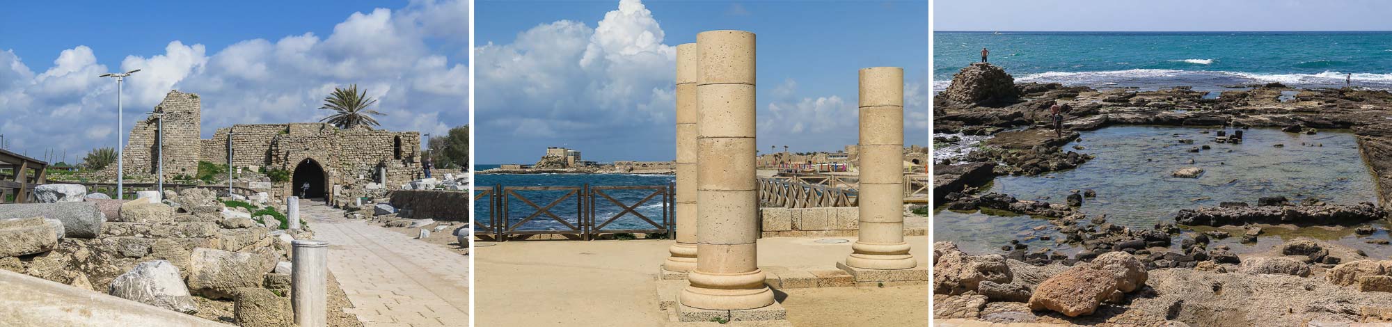 Cesarea Marítima, el Palacio junto al mar - Cuaderno de Viajes